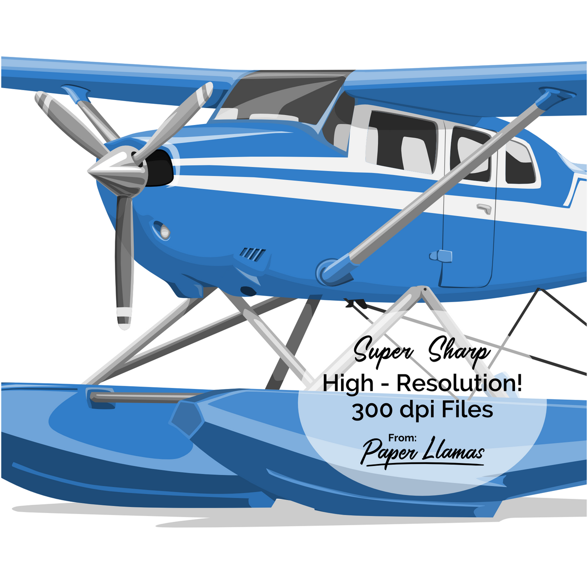 Sea Plane Printable – Paper Llamas